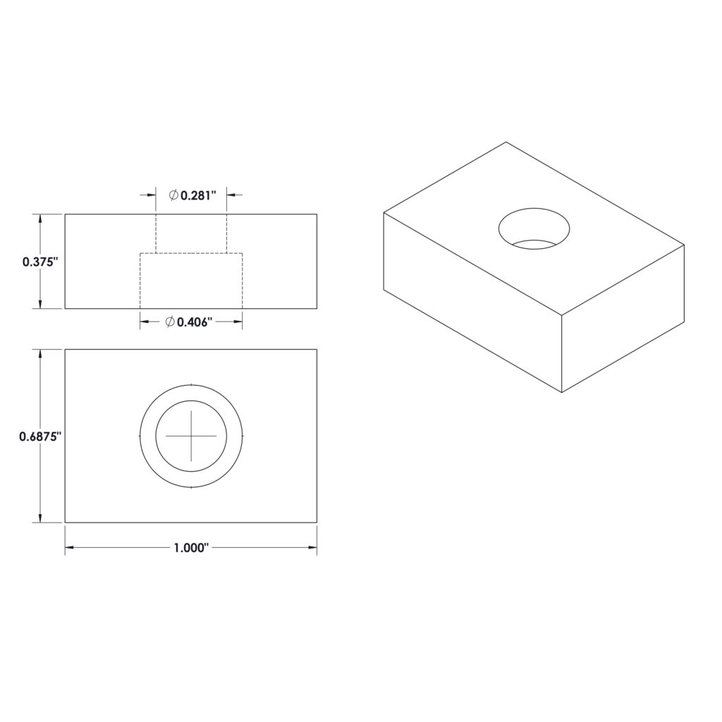 Kurt 6" D-Series Fixture Key Set 11/16 inch - D50-50 - Kurt Workholding