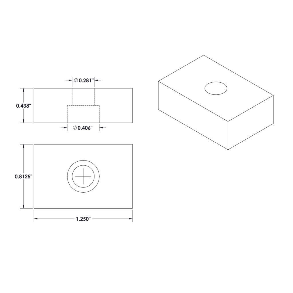Kurt 8" or 10" D-Series Fixture Key Set 13/16 inch - D80-50 - Kurt ...