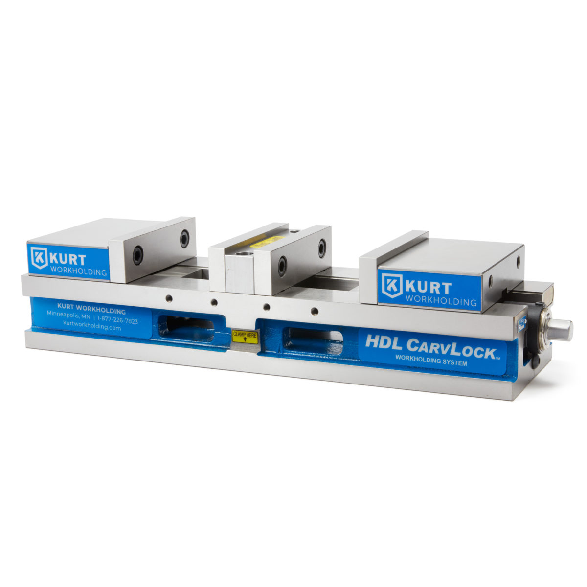 Kurt DX6 CrossOver Hydraulic Vise - DX6H-SD - Kurt Workholding