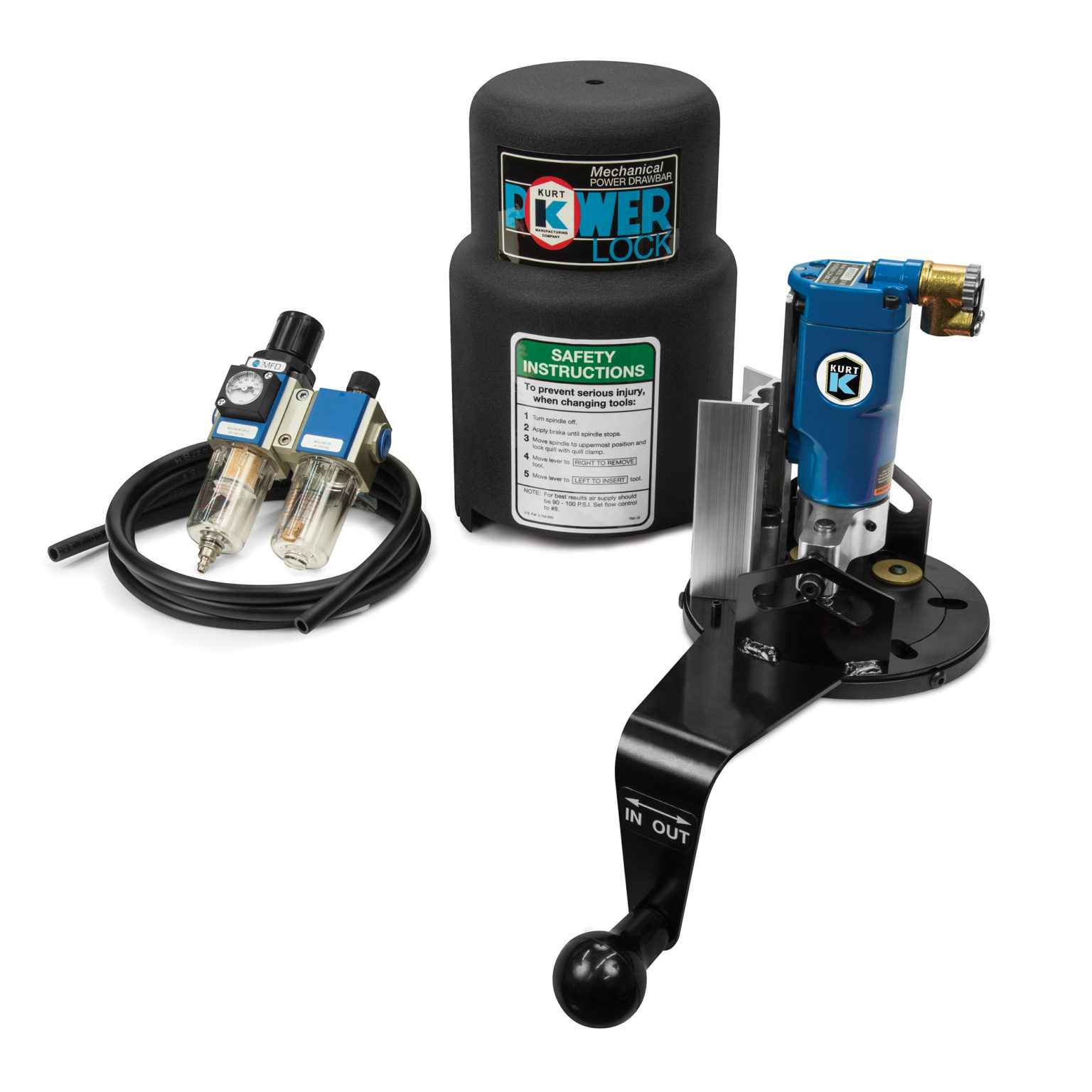 Build Your Own Drawbar Kit with Powerhead - Kurt Workholding