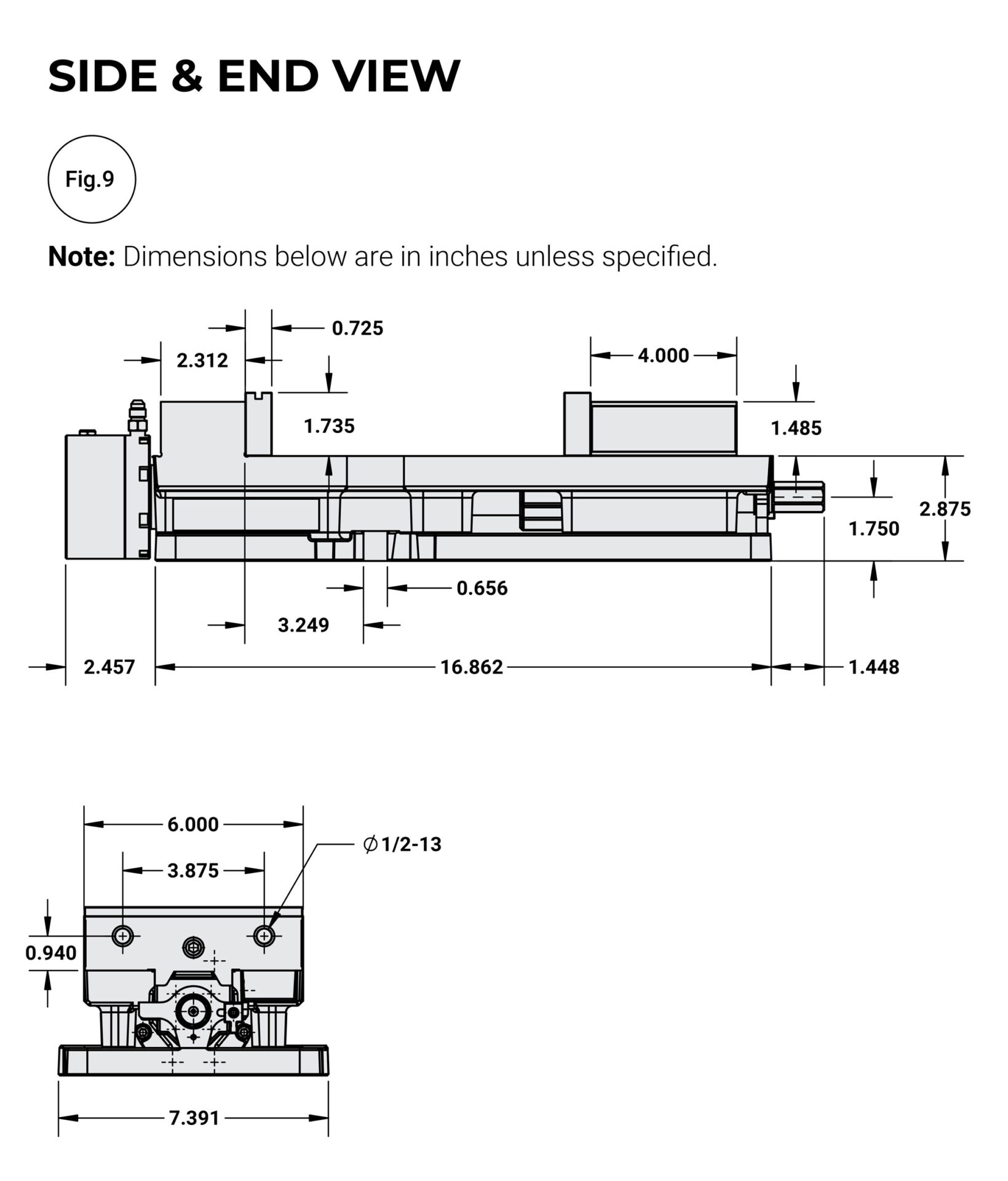 Kurt DX6 CrossOver Hydraulic Vise - DX6H-SD - Kurt Workholding