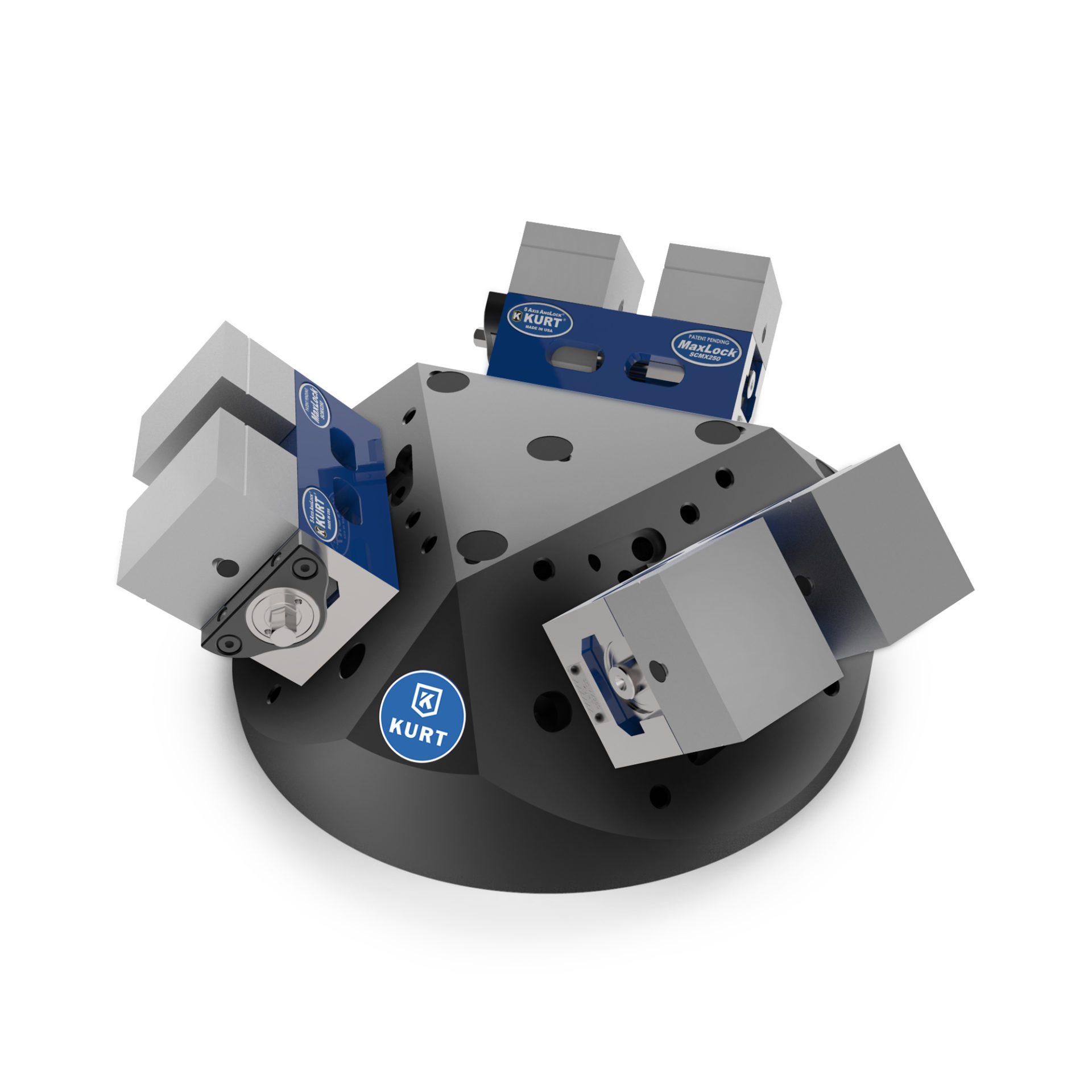 PRM-356 Kurt Pyramid 45-Degree Mounting Platform - Kurt Workholding