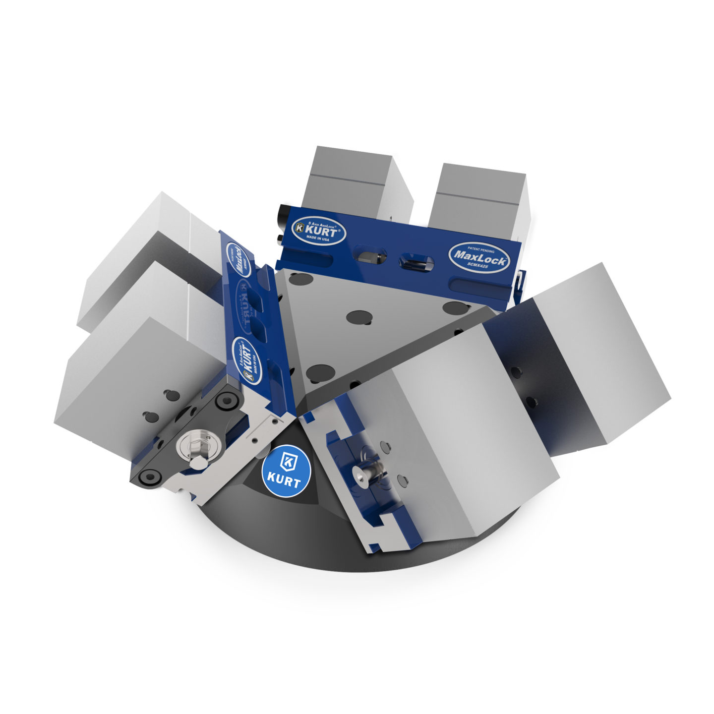 PRM-356 Kurt Pyramid 45-Degree Mounting Platform - Kurt Workholding