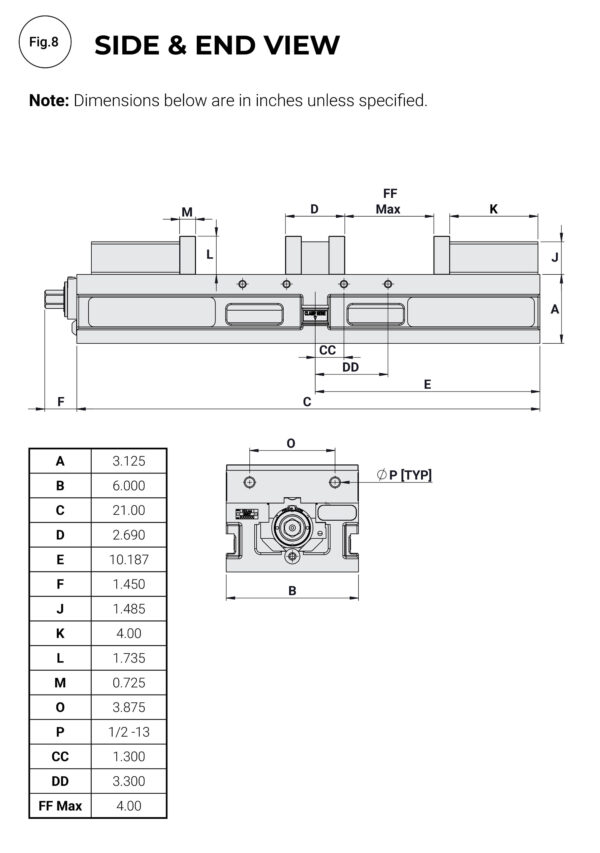 Kurt 6" Double Station Vise - English - HDL6 - Kurt Workholding