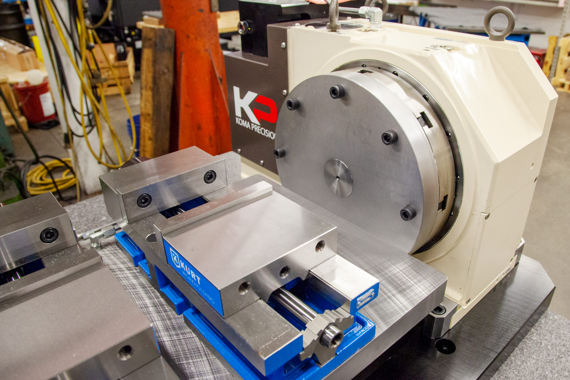Custom Workholding: VMC Trunnion Application - Kurt Workholding