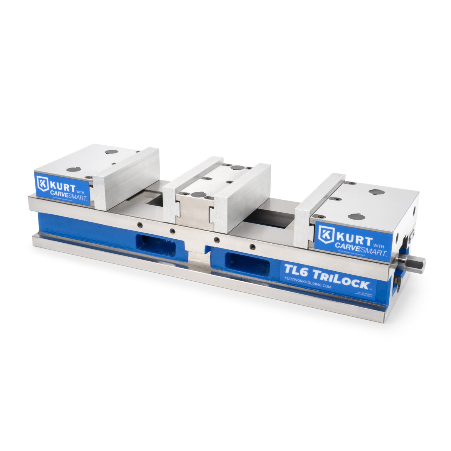 Kurt TL6CS TriLock Vise - CARVESMART Jaws - Kurt Workholding