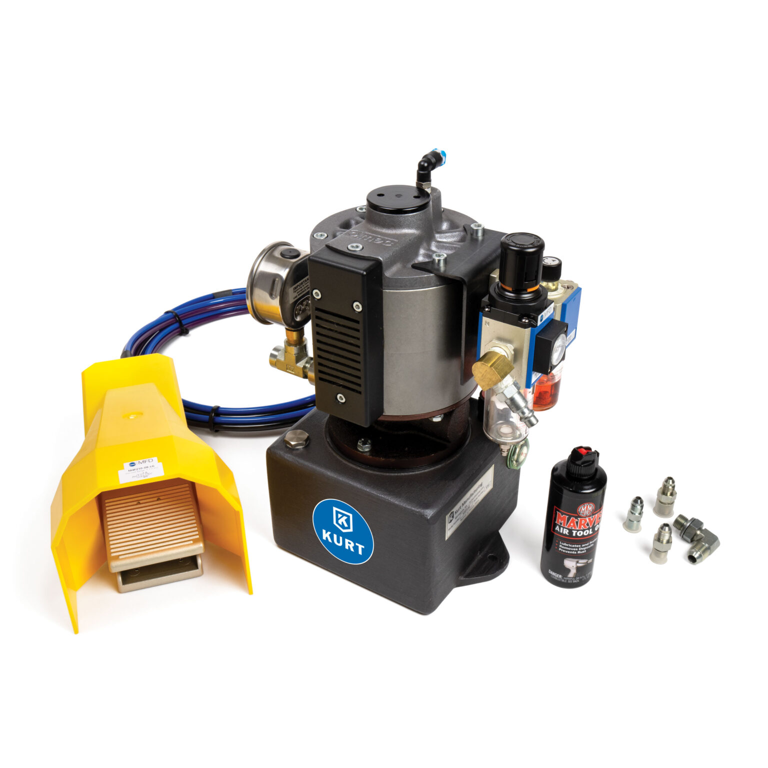 Single & Double Station Vises | Kurt Workholding | Hydraulic Vises