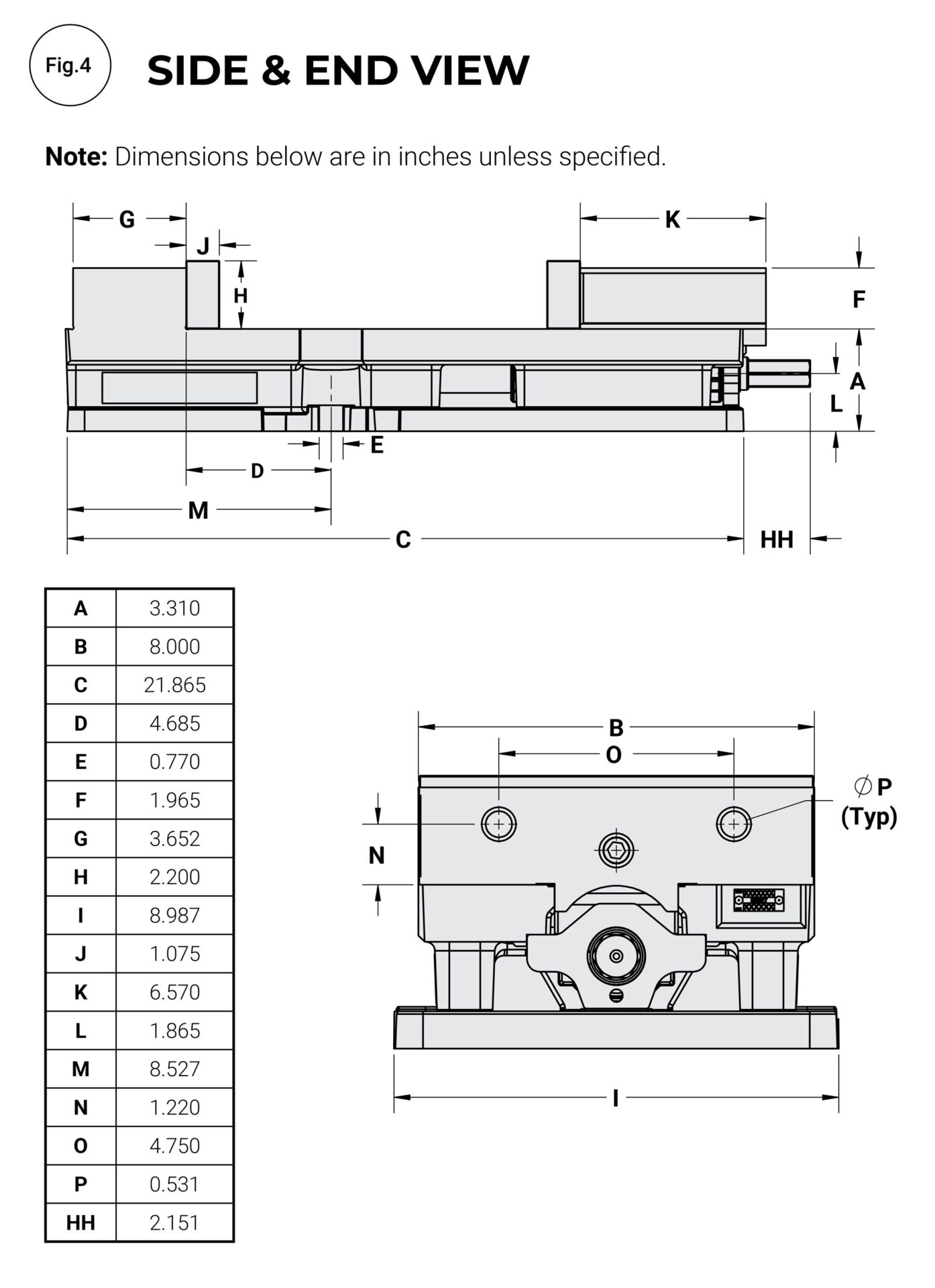 Kurt DX8R CrossOver Reverse Vise - DX8R - Kurt Workholding