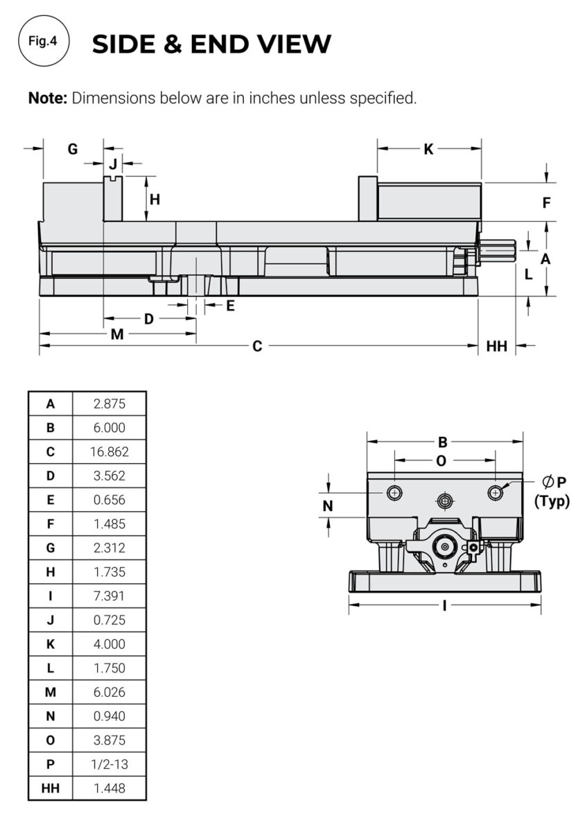 Kurt DX6 CrossOver Vise - DX6-SD - Kurt Workholding