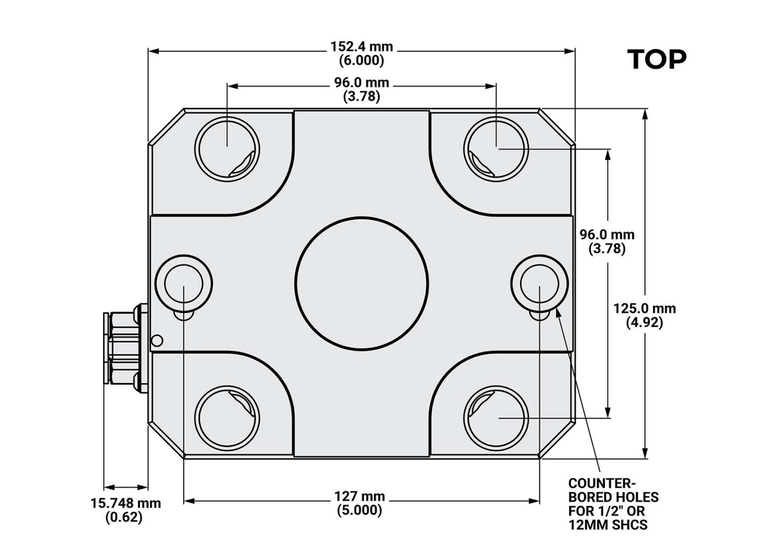 Kurt 5-Axis Air Riser Pallet - APW420 - Kurt Workholding