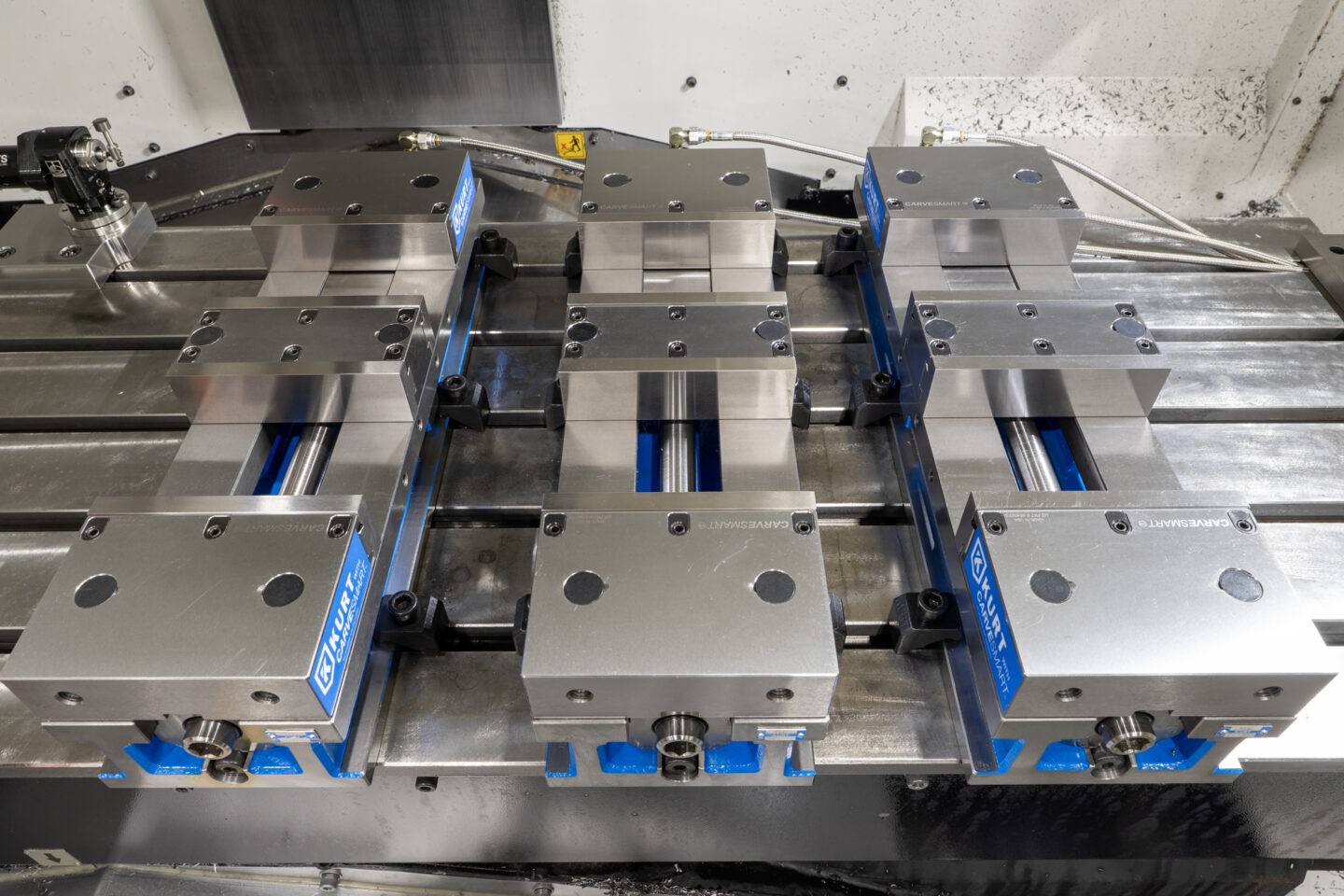 Custom Kurt TriLock Hydraulic Automation Setup - Kurt Workholding